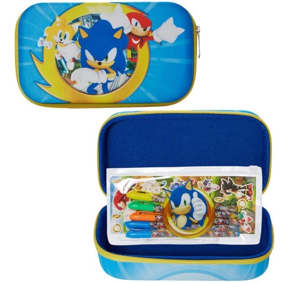 Sonic The Hedgehog | Other | Sonic The Hedgehog Pencil Case Set With ...